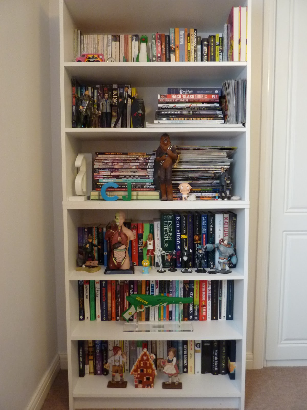 bookcase showcase CJ Skuse