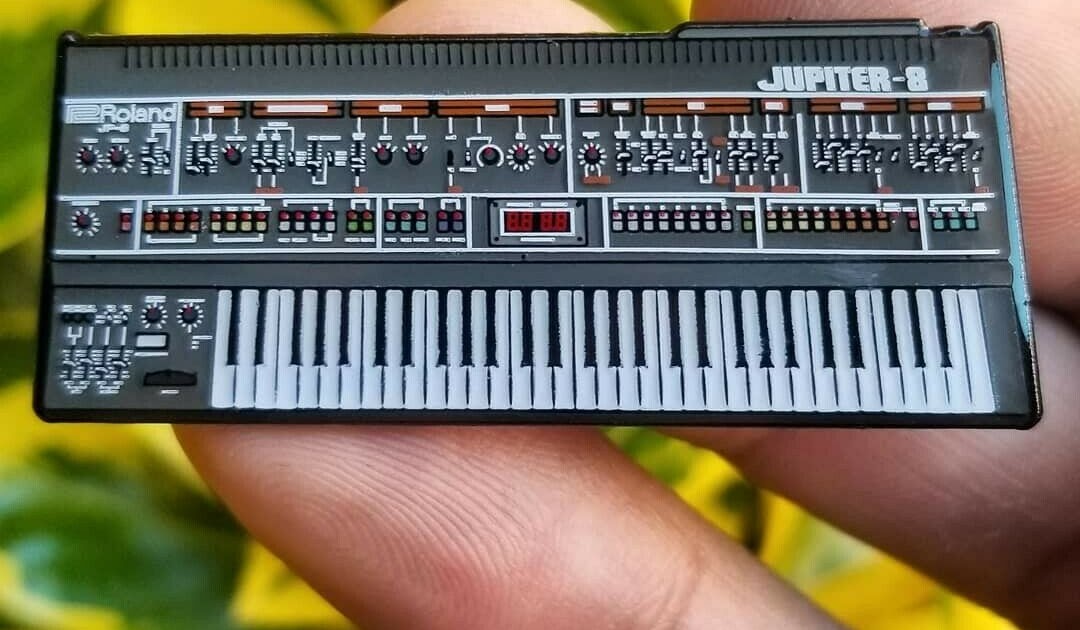 MATRIXSYNTH: Limited Edition Roland Jupiter 8 Synth Lapel Pin