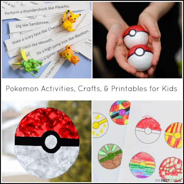 Pokemon Activities & Crafts for Kids | And Next Comes L