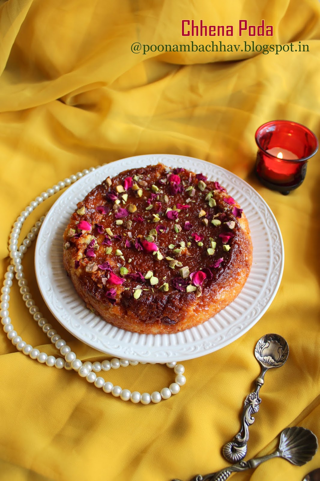 Annapurna: Chhena Poda / Baked Cottage Cheese (Paneer) Cake From Odisha