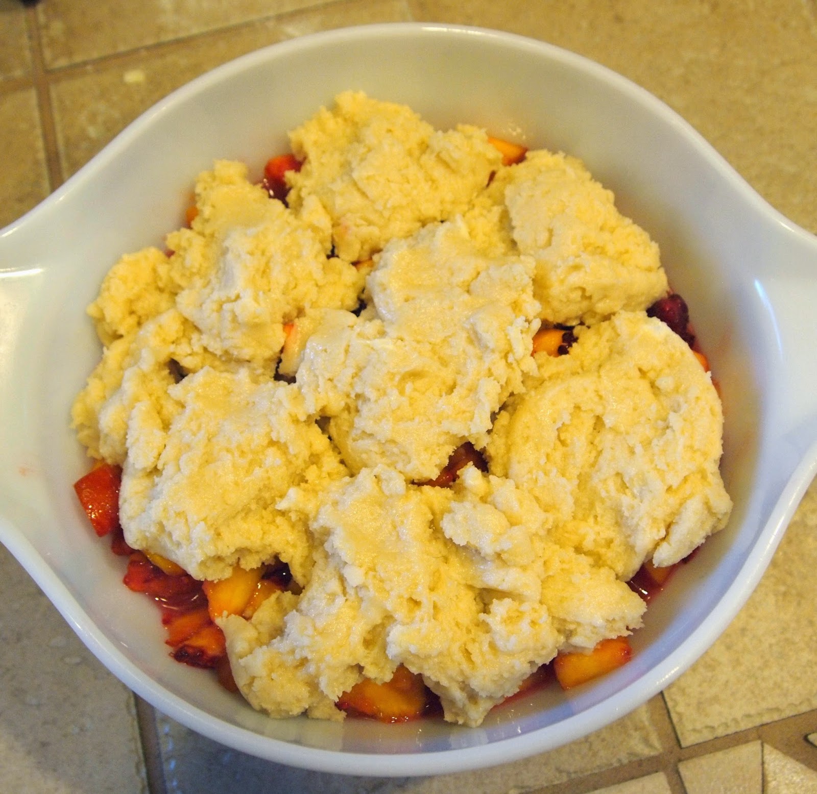 The Alchemist: Fresh Peach Cobbler with a Biscuit Crust