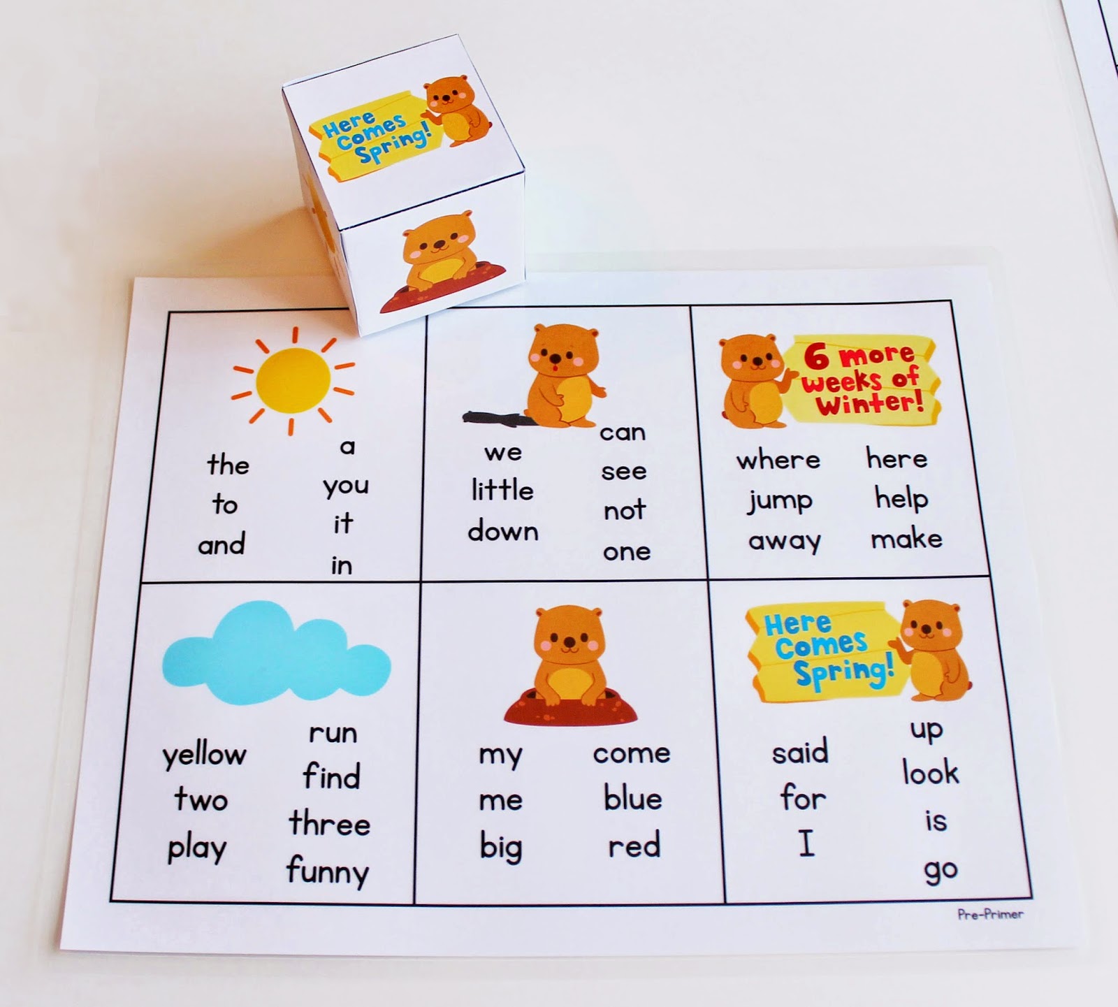 Groundhog Day Sight Words! | Mrs. Gilchrist's Class