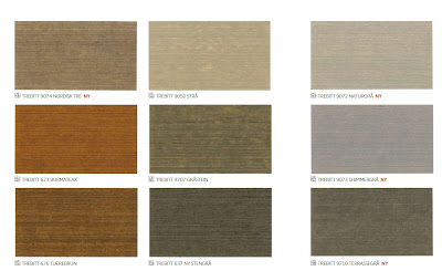 Fjerne tapet: Butinox terrassebeis farger