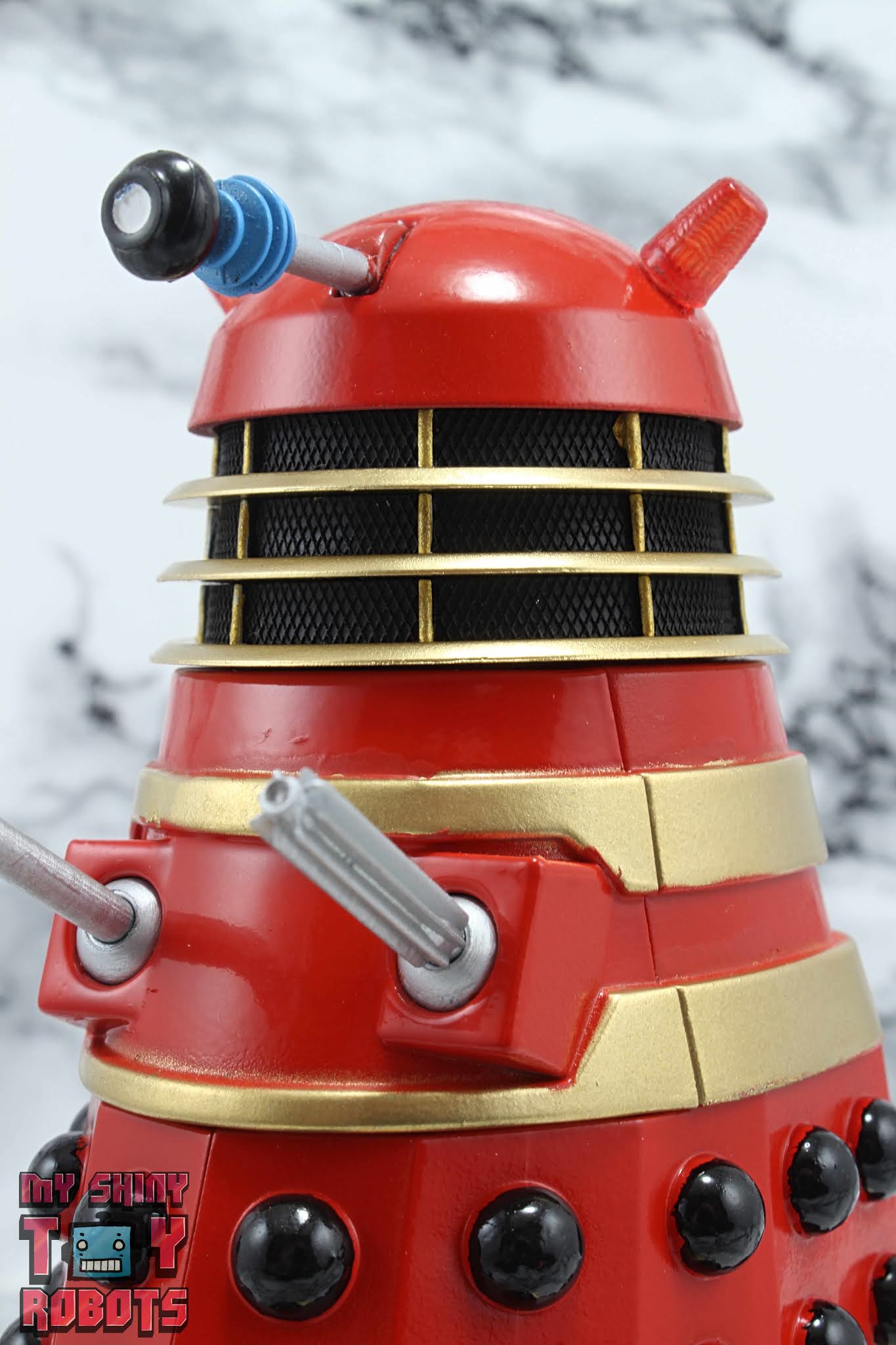 My Shiny Toy Robots: Custom Figure: 'Dr Who & the Daleks' Movie Red Dalek