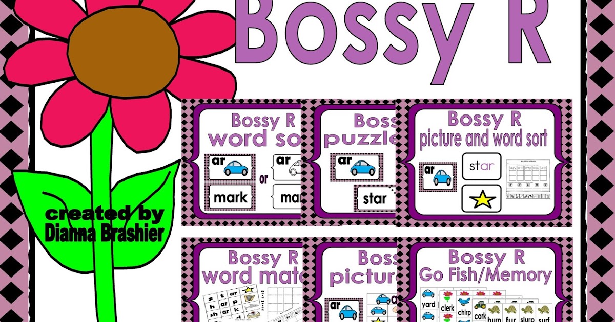 Teachers R US: Bossy R (AR, ER, IR, OR, UR) Activities and Games