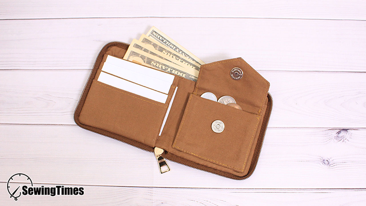 DIY Zip Around Bifold Wallet DIY Zip Around Bifold Wallet