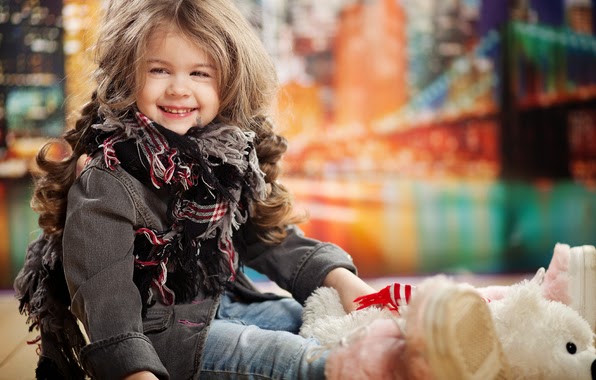 Very Beautiful and Cute Kids - Chilling Winter