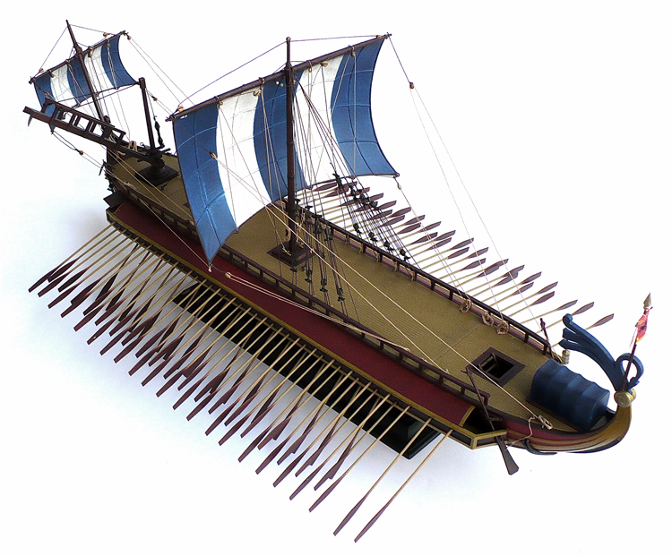 The Great Canadian Model Builders Web Page!: Roman Trireme - 2