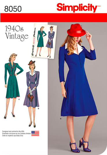 Simplicity Reproduction Pattern 8050 from 1941 | Ms1940McCall
