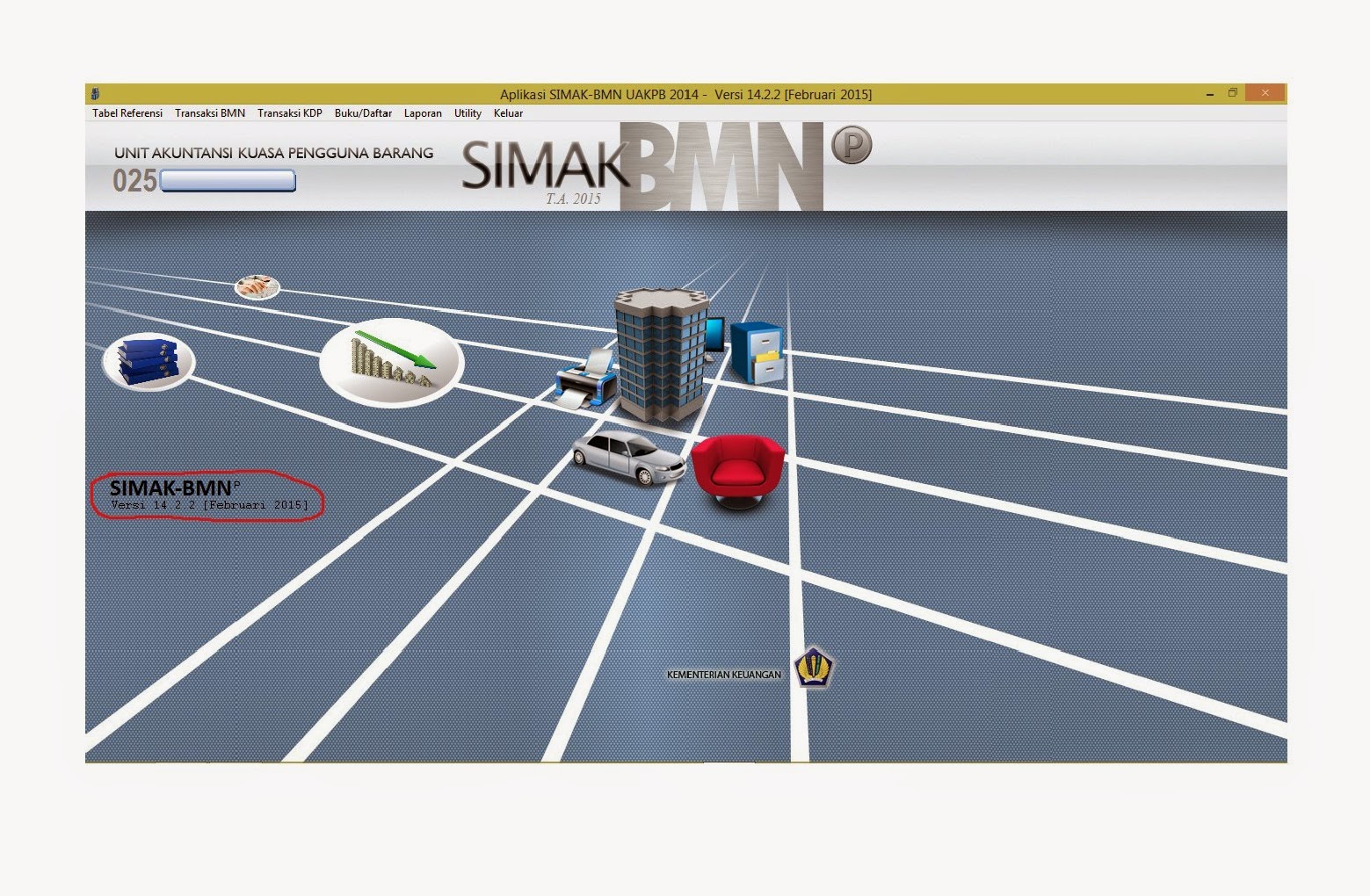 UPDATE APLIKASI SIMAK-BMN 14.2.2 (Versi Pebruari 2015) | MIN 1 TRENGGALEK