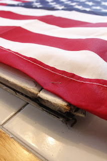 Living The Dream: DIY: Frame Your Flag!