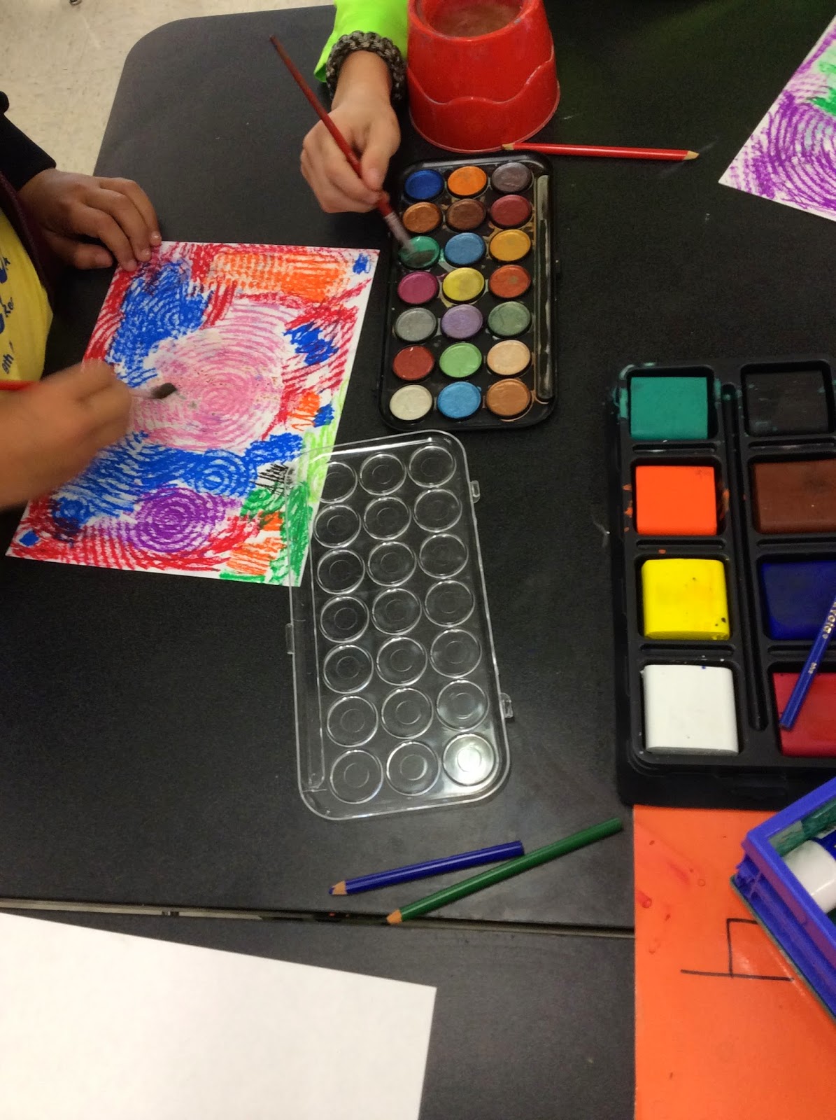 Ms. Curry's Art Room : 3rd and 4th Grade Exploring Textures with ...