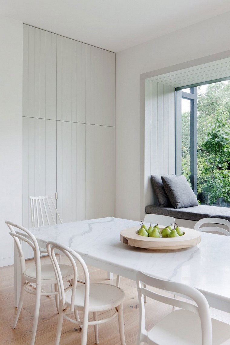 Comedores modernos blancos: + 25 Ideas de estilo y la elegancia