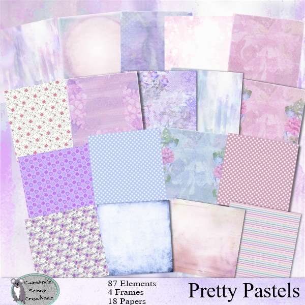 Carolyn's Creations: Pretty Pastels