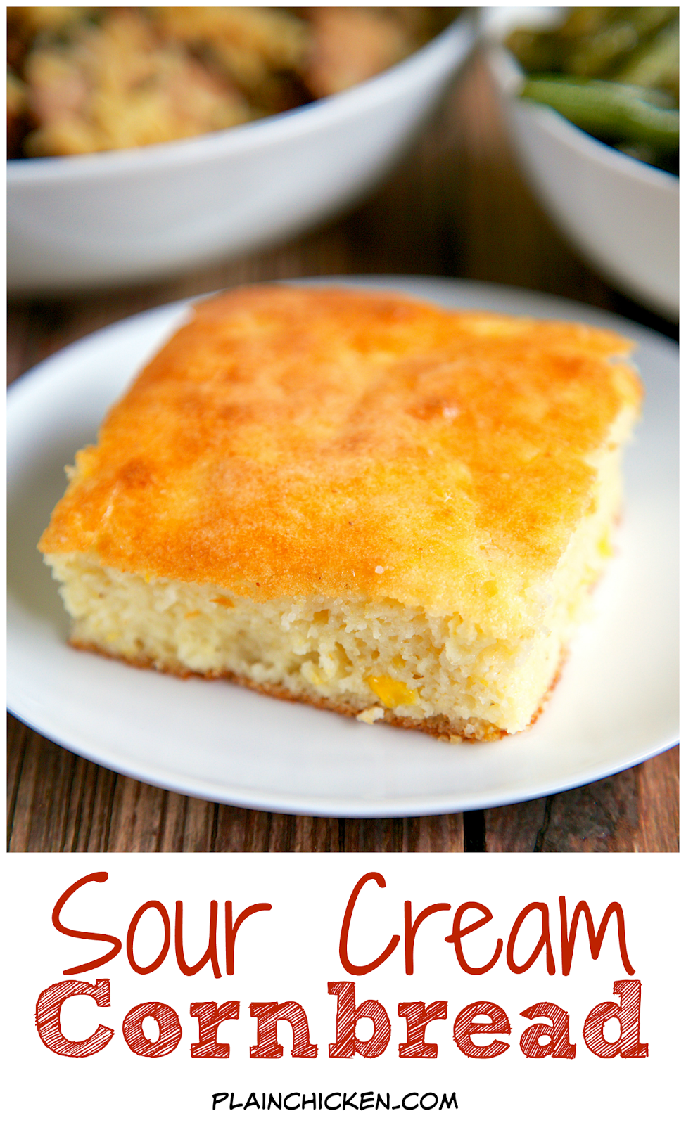 Sour Cream Cornbread Plain Chicken sour-cream-cornbread-plain-chicken