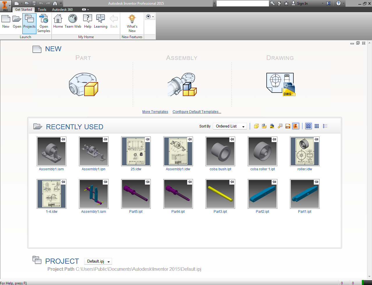 Cara Memulai Autodesk Inventor