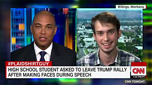 The Randy Report: UPDATE: Meet 'Plaid Shirt Guy' From Trump Rally