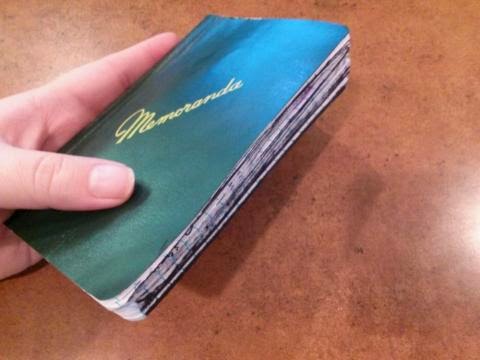 Plannerisms: Guest post: Federal Supply Memoranda notebook review