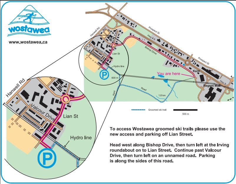 UNB Woodlot Ski Conditions: 2016 Trail Access