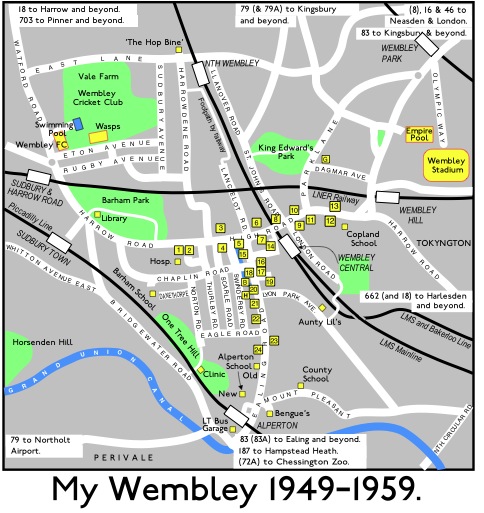 My Wembley: My Wembley map