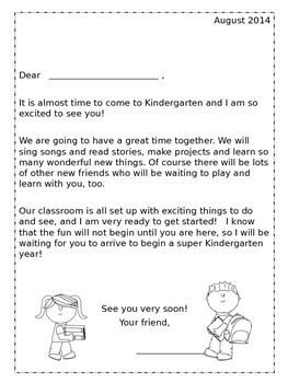 Kindergarten Welcome Letter Template ~ Resume Letter