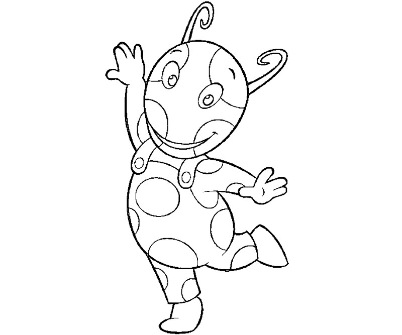 Backyardigans Uniqua Page Coloring Pages