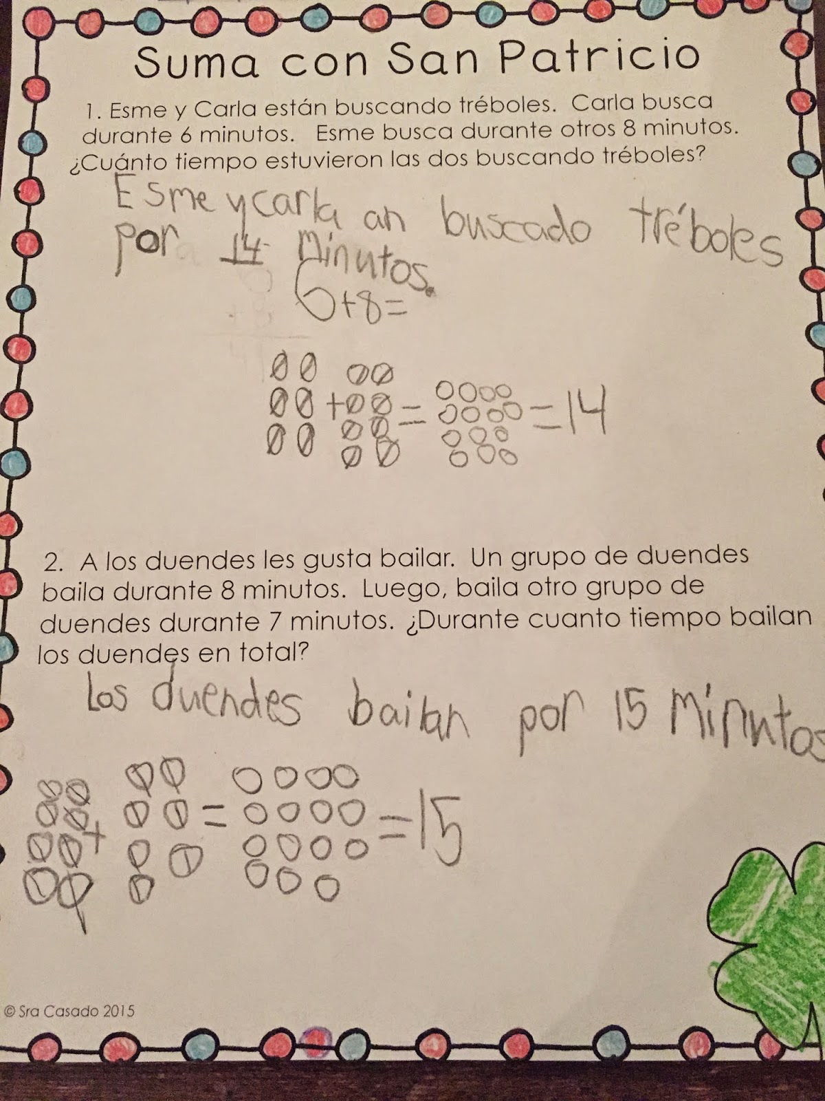 Sra Casado Teaches Bilinguals: St. Patrick's Day...In Spanish!