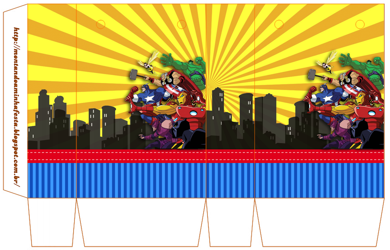 Avengers Comic Version: Free Printable Boxes. - Oh My Fiesta! for Geeks