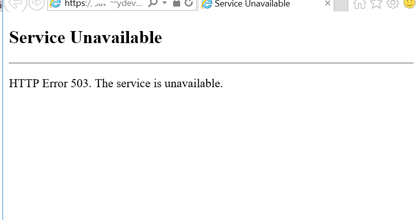 How to troubleshoot The service in unavailable error in dynamics 365?