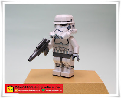 LEGO Stormtrooper Papercraft | Papercraft Paradise | PaperCrafts ...