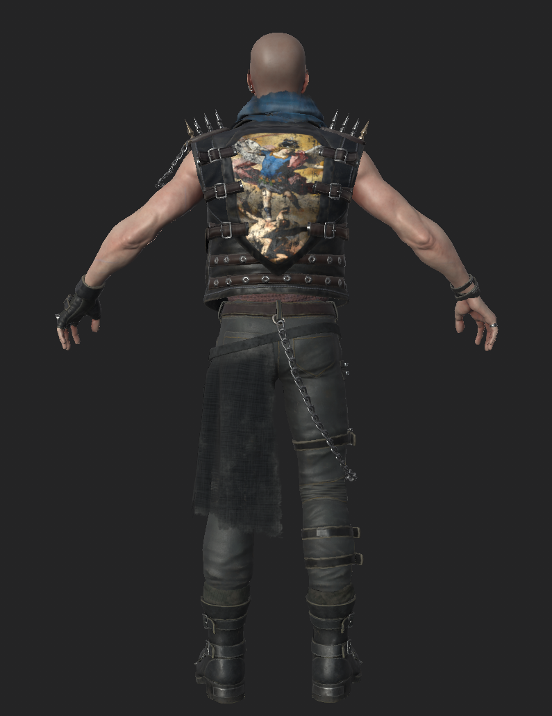 Ana's Game Art Blog: FMP Biker - Textures 1