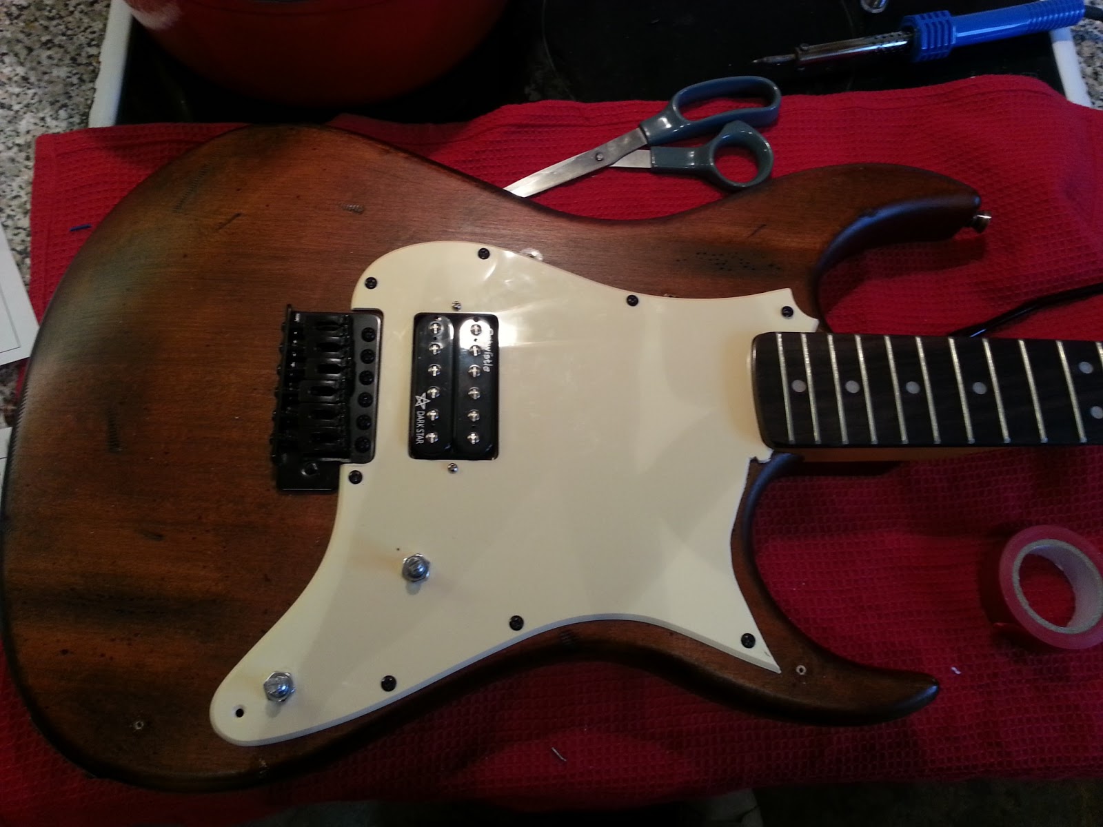 No Strings Attached - Modifications: Relic Stratocaster