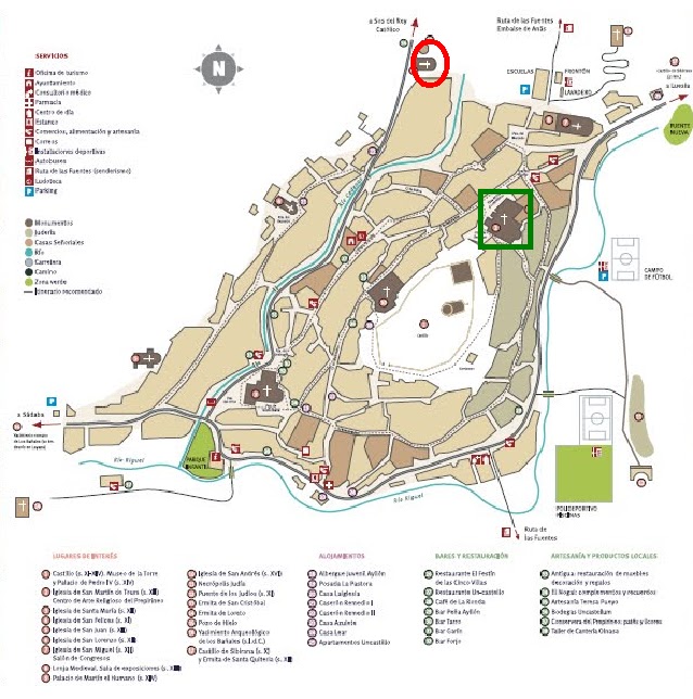 IGLESIA DE SAN LORENZO: MAPA DE UBICACIÓN