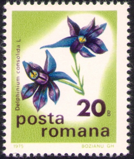 Timbre filatelice: Timbre filatelice cu flori de camp