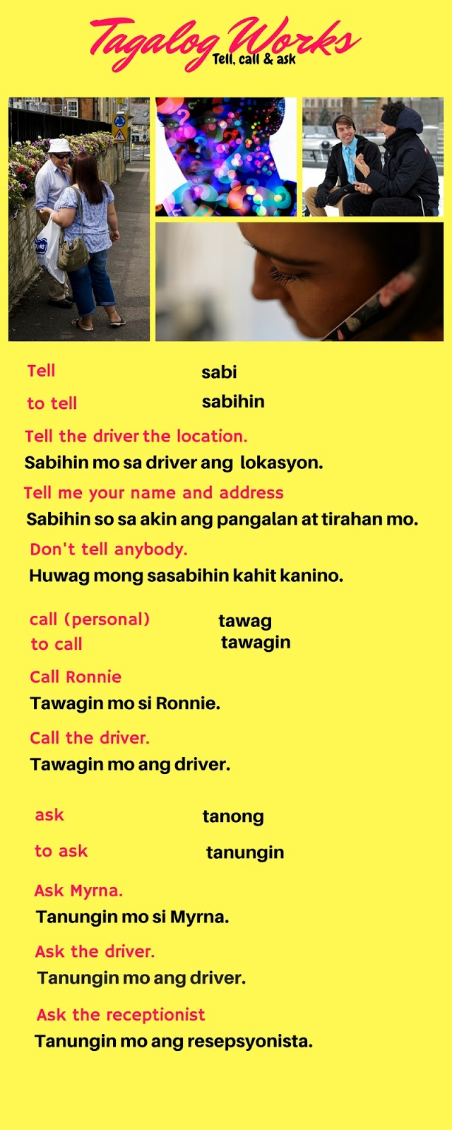 Question and answer in Tagalog