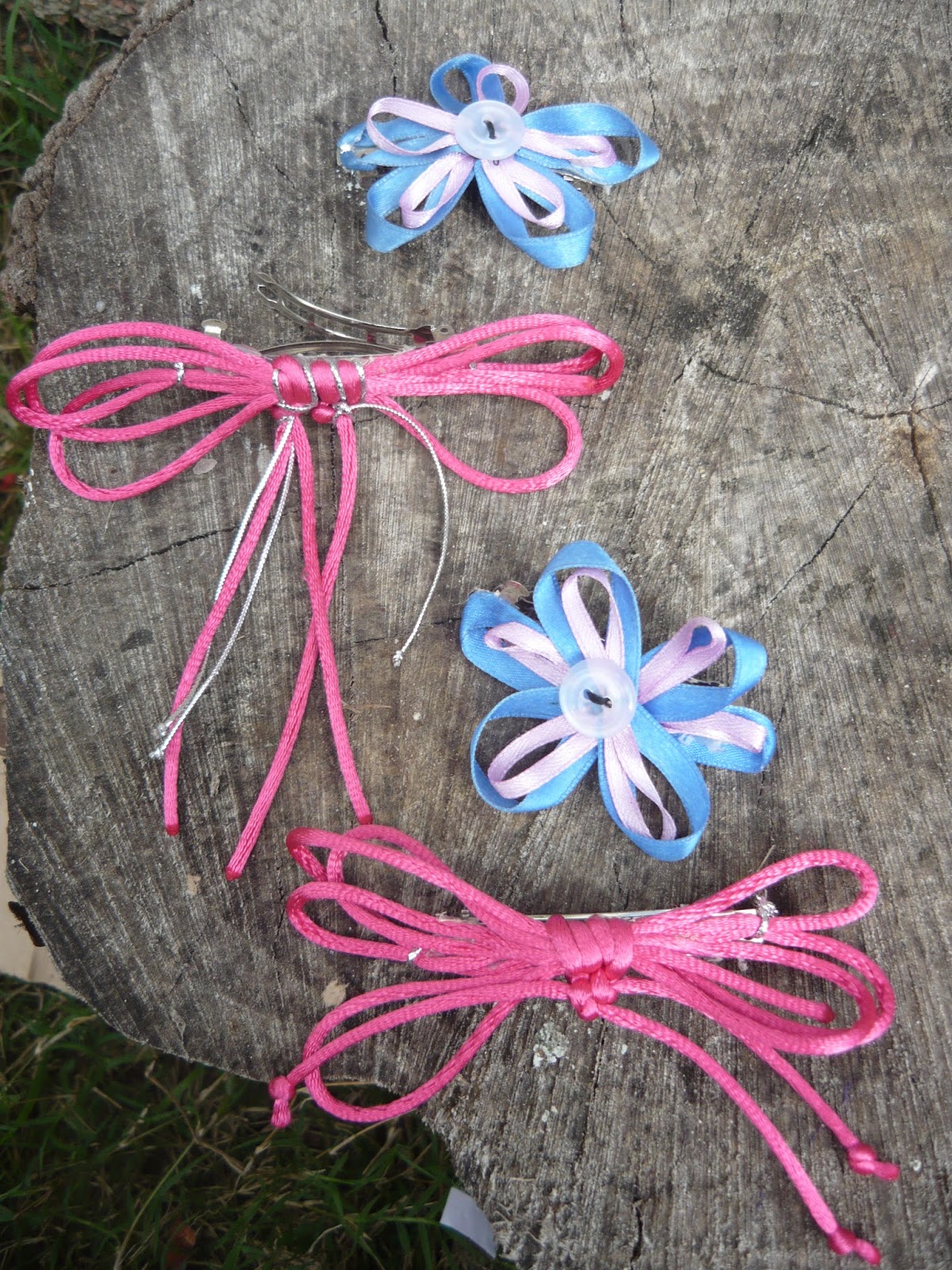 Mi Rincòn Creativo: Broches con Cinta y Cordón