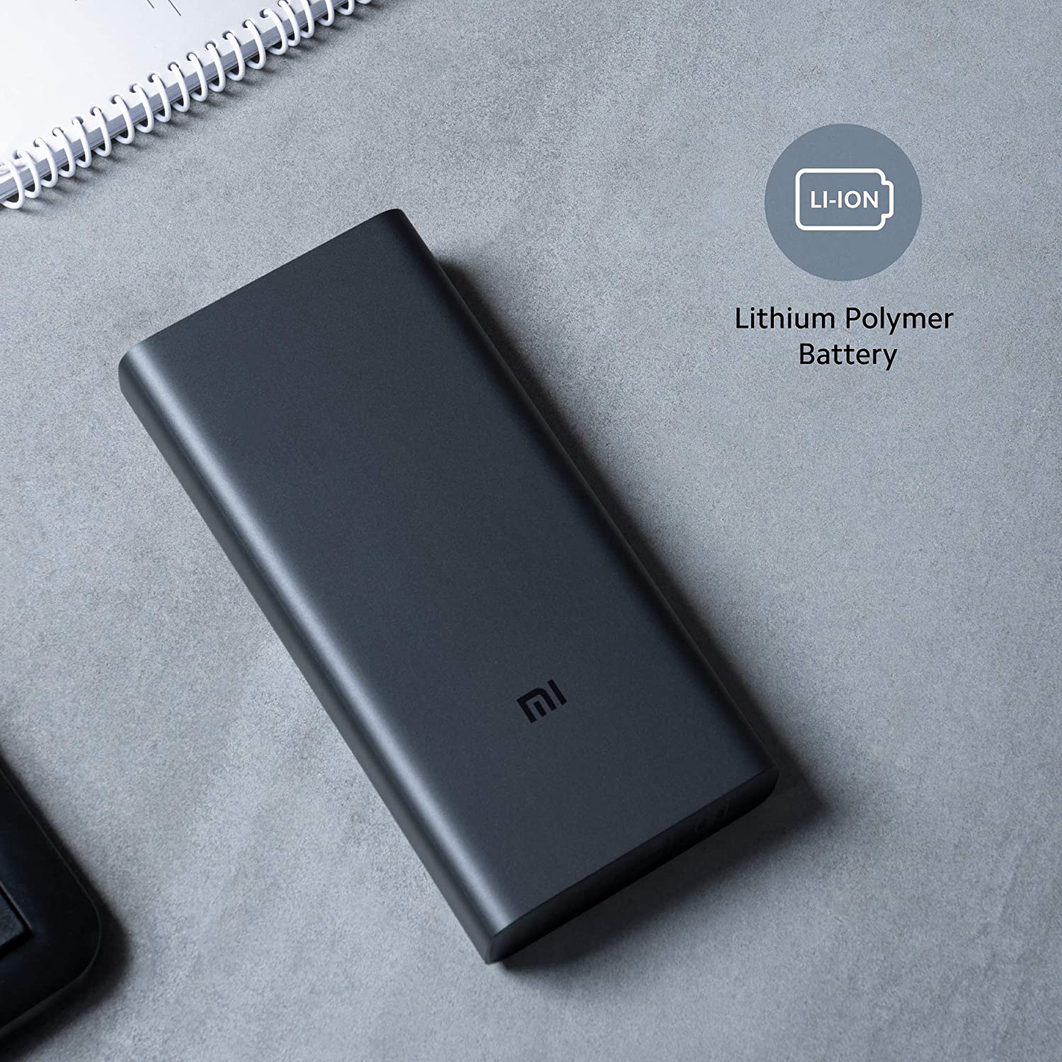 Mi Power Bank 3i 20000mAh (Sandstone Black)| Input- Type C and Micro ...