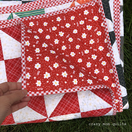 crazy mom quilts: broken dishes-a completed quilt