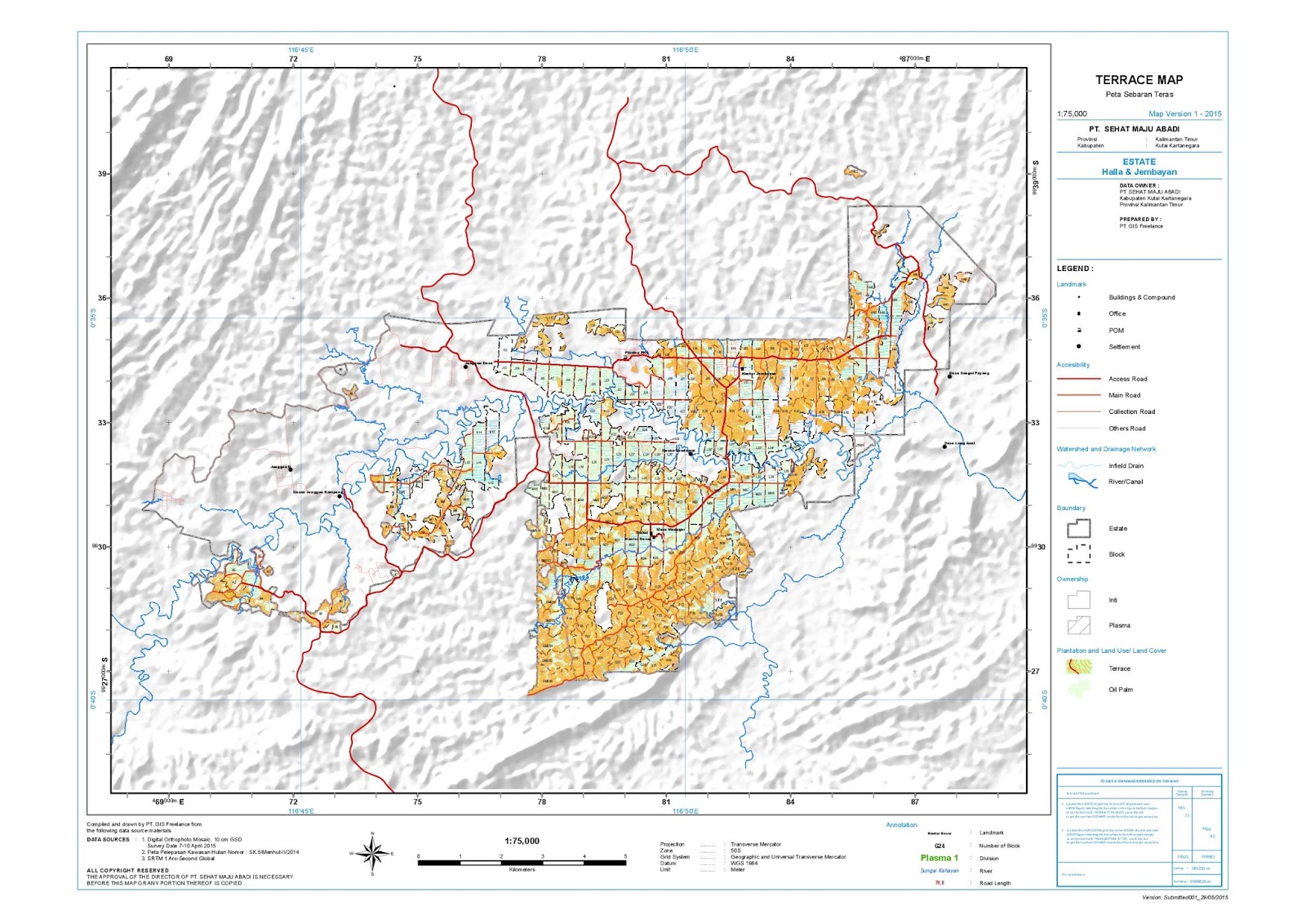 SGR GEOSPASIAL SERVICE: Contoh Produk Peta GIS Extraction