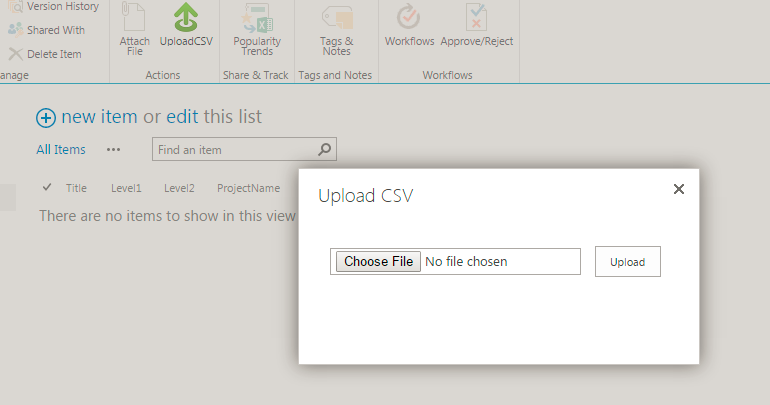 SharePoint Mantra Blog: Import data from a CSV file into a SharePoint ...