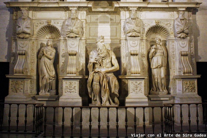 El Moisés de Miguel Ángel y la tumba de Julio II en San Pietro in ...