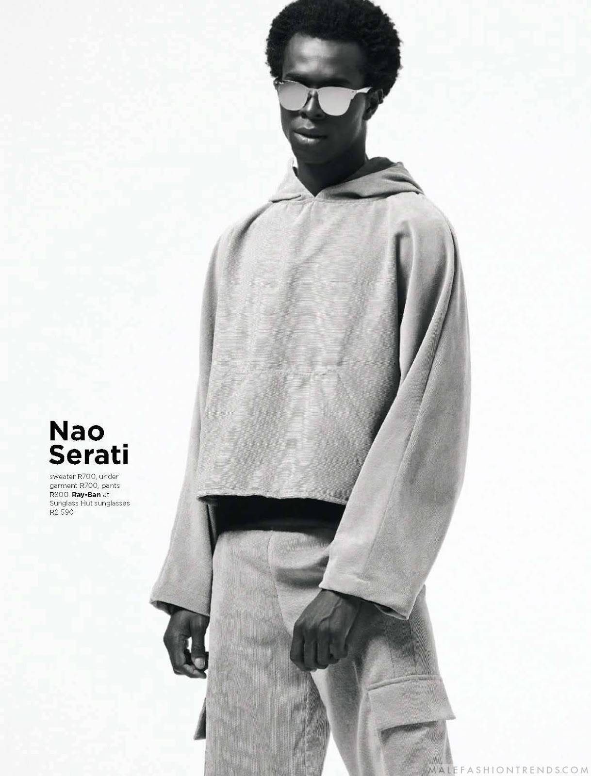 Yannick Konan luce diseñadores locales para GQ Sudáfrica en fotos de ...