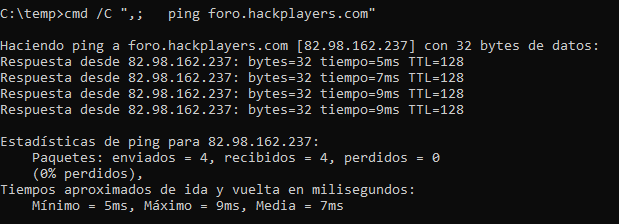 Técnicas de ofuscación de comandos en la consola de Windows (CMD)