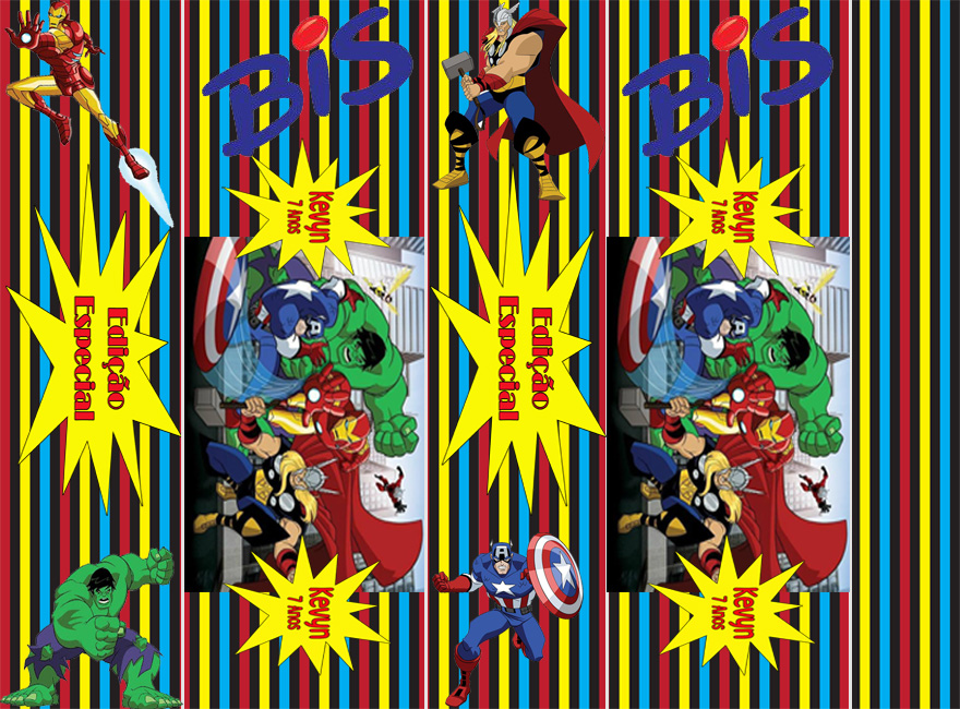 Luka Artes Personalizados: Os Vingadores