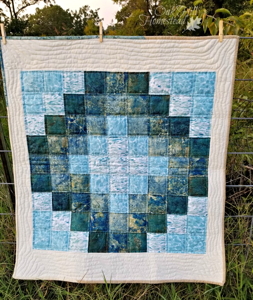 Homestead Crafts: Tide Pool Crib Quilt - Oak Hill Homestead