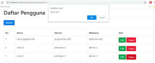 Tutorial Codeigniter Membuat CRUD Part 2