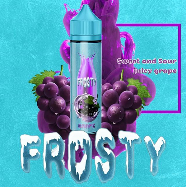 Liquid Enak Murah Frosty Grape by Clouds Lab - VAPE RAKYAT