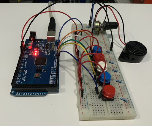 Figura 6: circuito real do esquema de ligação.