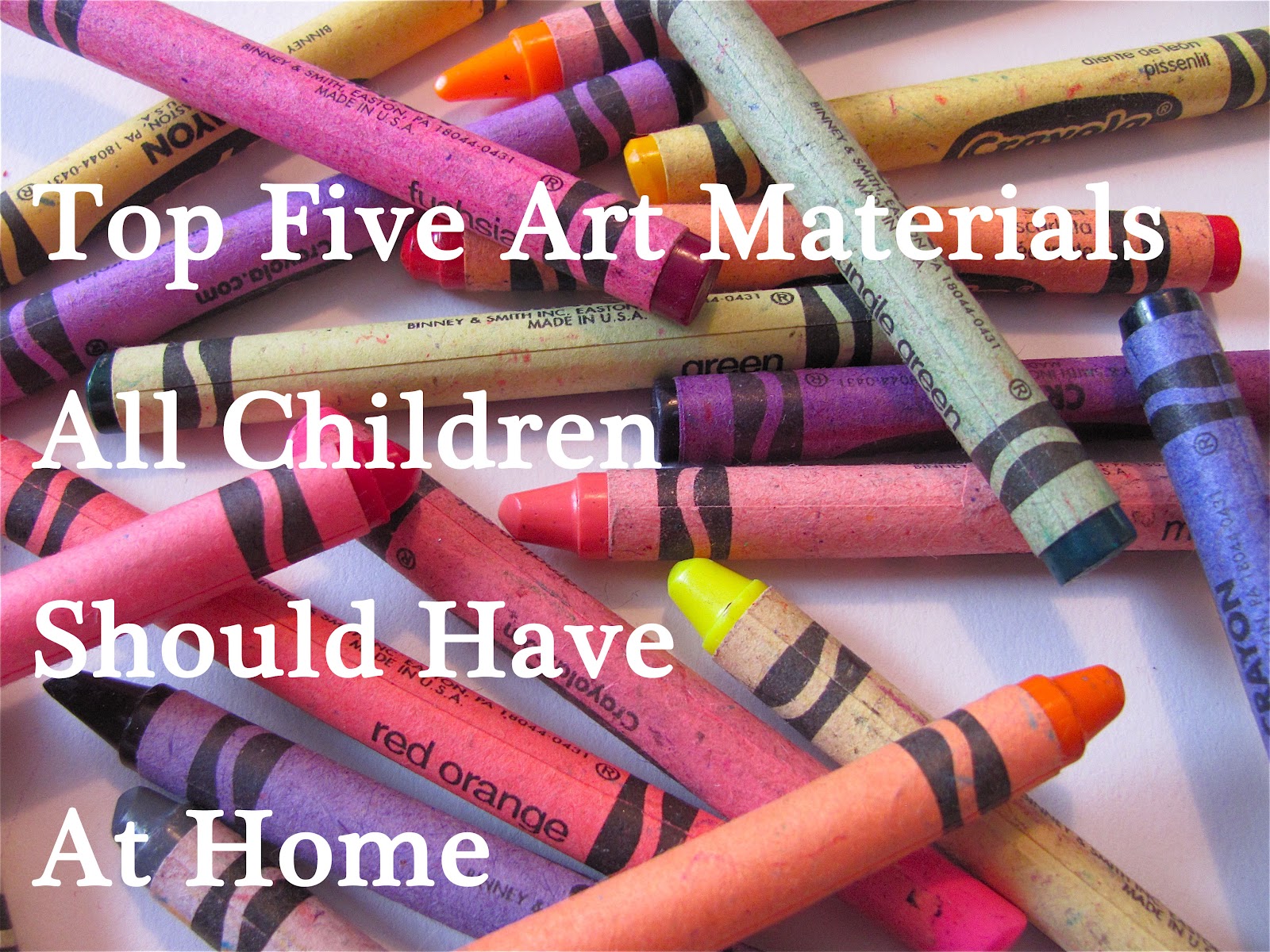 Art Materials For Kids