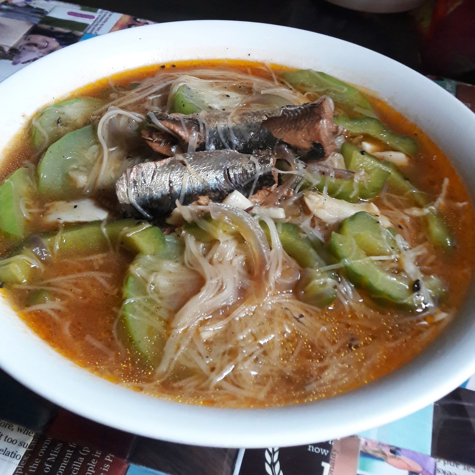 MISWA WITH SARDINAS AT AMPALAYA RECIPE